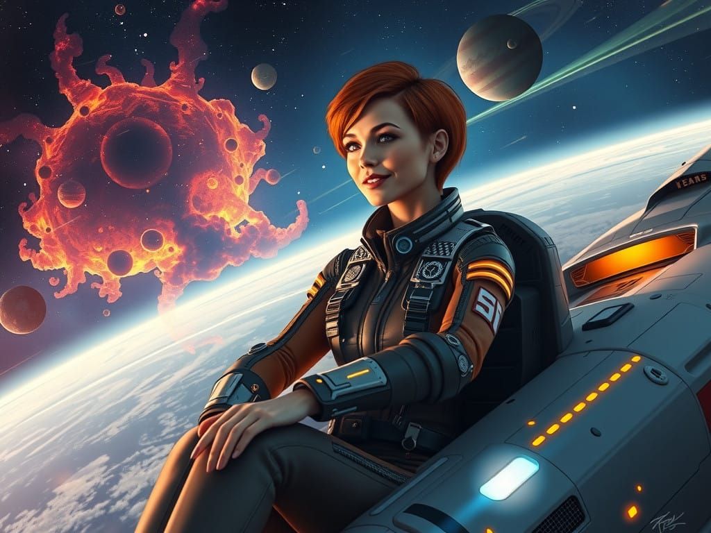 The intention was not to escape with the emergency sled, but our intrepid space-pilot intends to ...