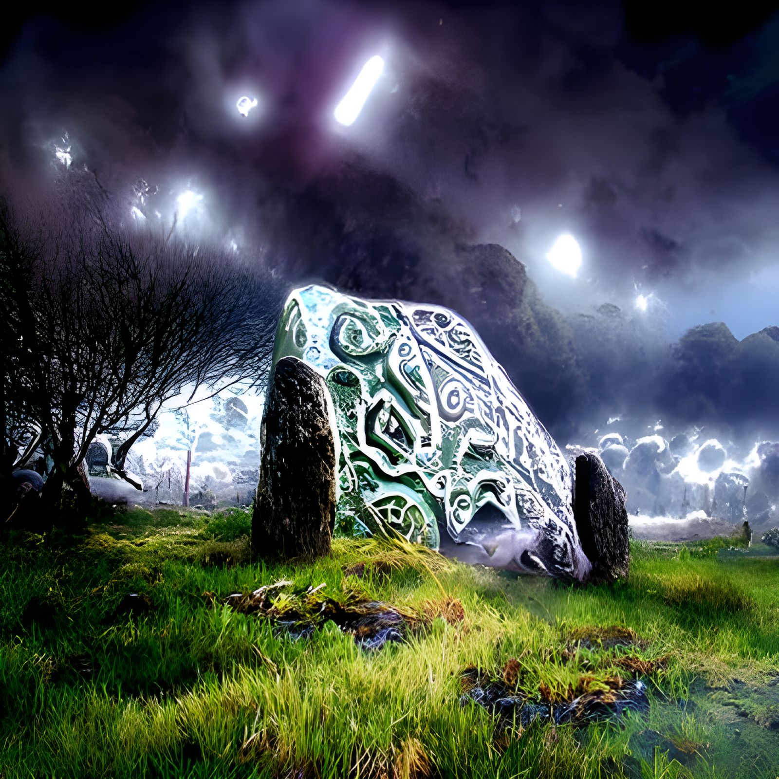 Ancient Celtic Monument - AI Generated Artwork - NightCafe Creator