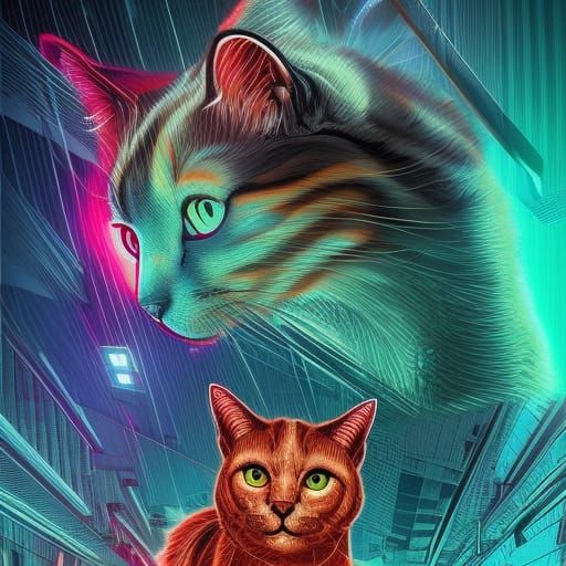 Cat nation - AI Generated Artwork - NightCafe Creator