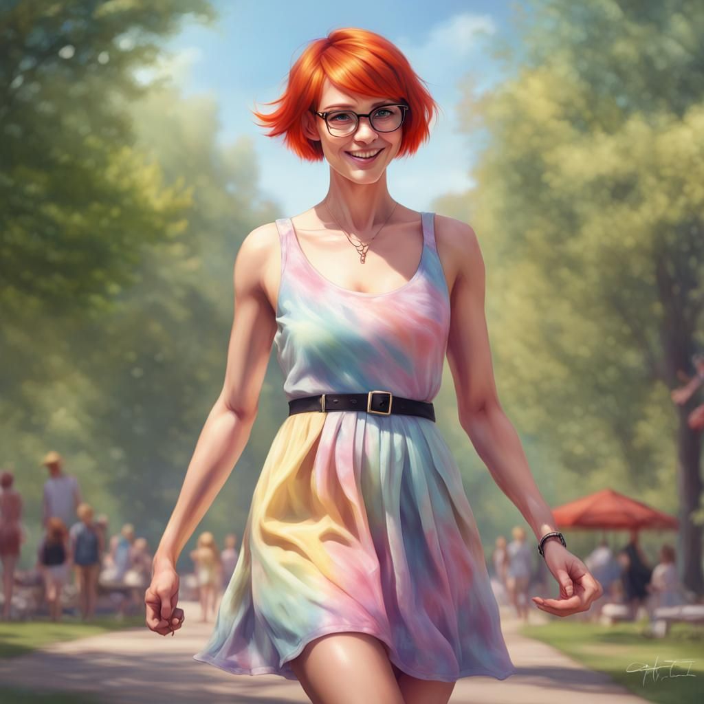 geek women, - AI Generated Artwork - NightCafe Creator