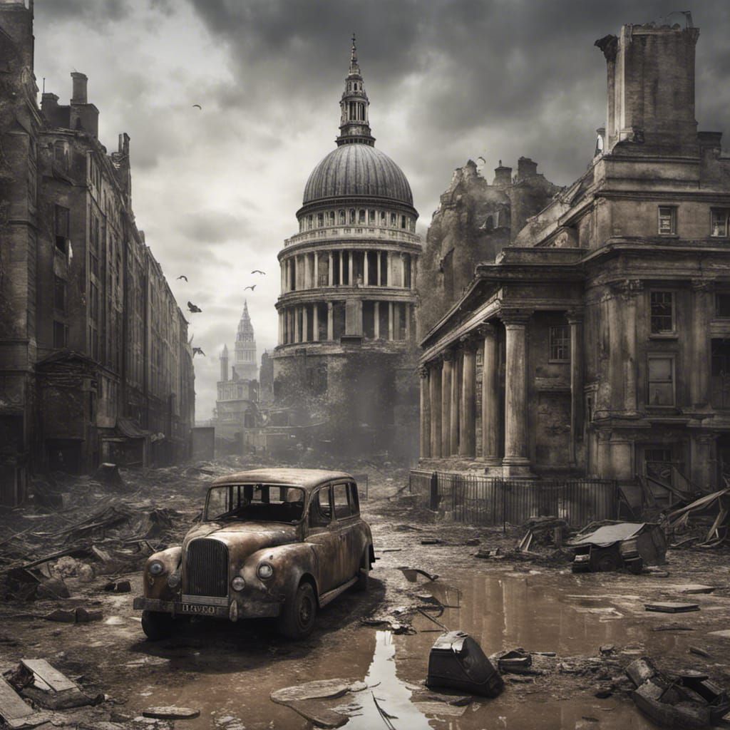Post Apocalyptic London - St Paul's Cathedral - Daily challenge #320 ...