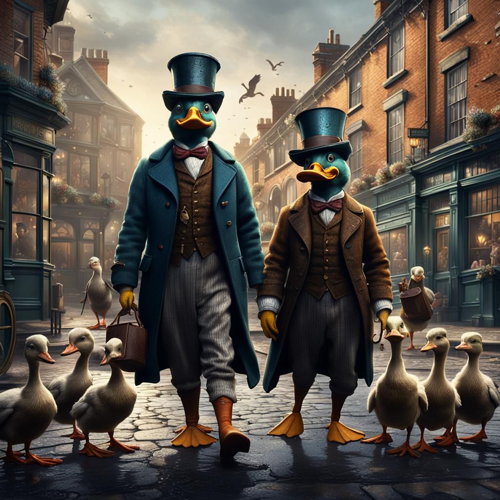 Victorian Businessmen - AI Generated Artwork - NightCafe Creator