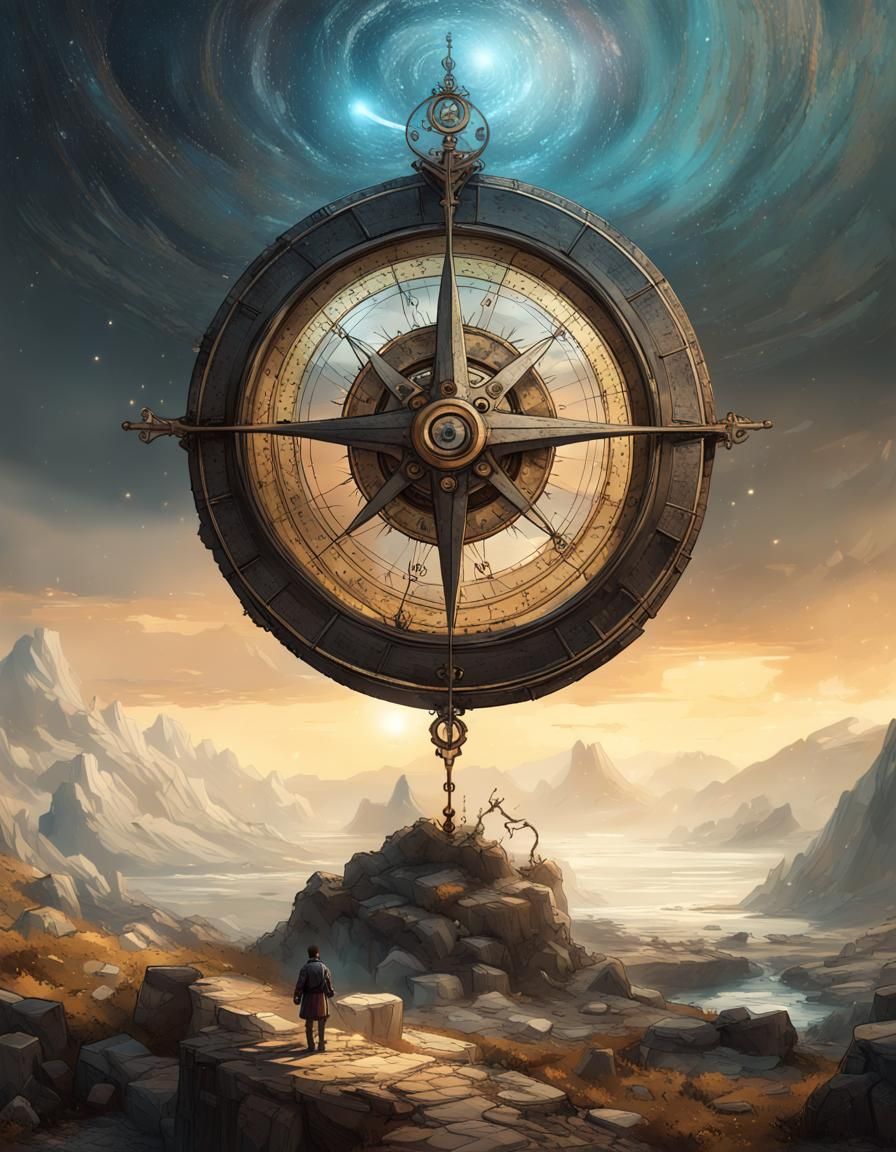 God's Compass - AI Generated Artwork - NightCafe Creator