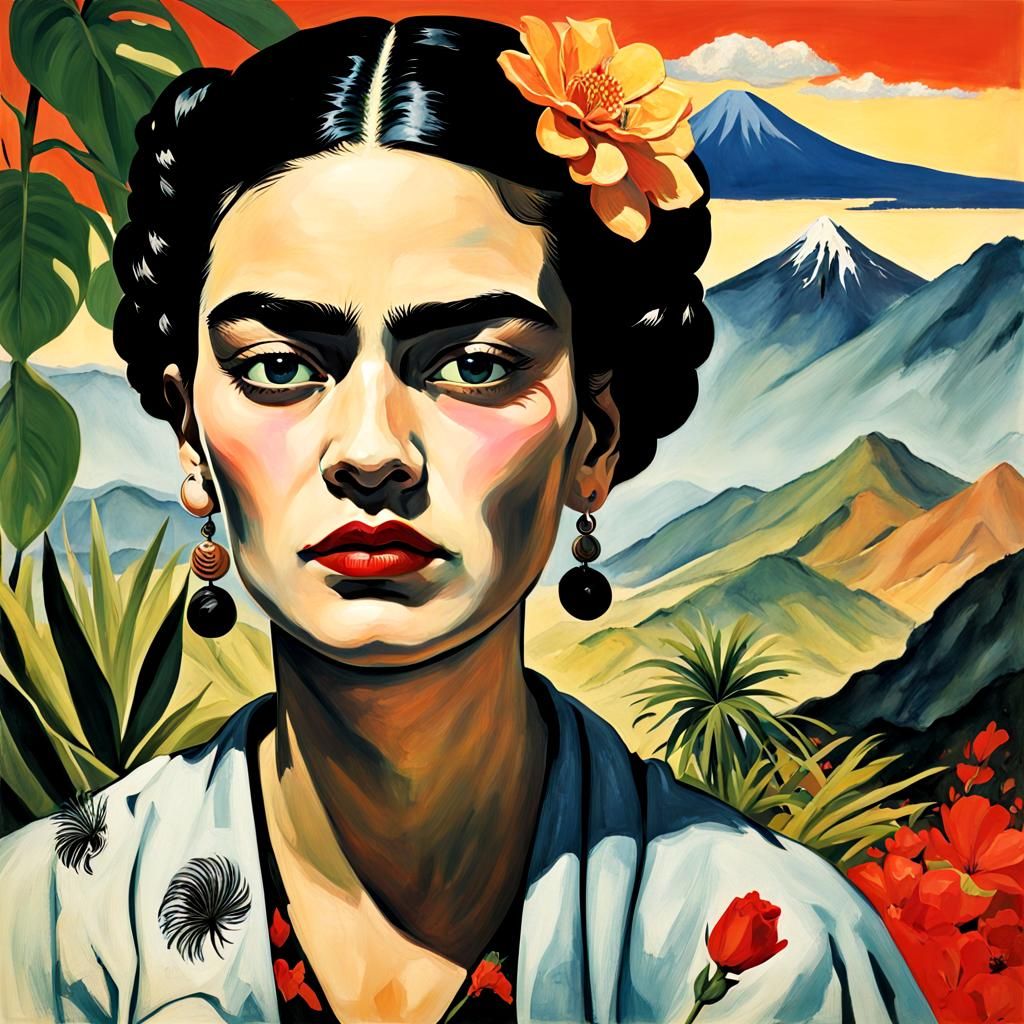 💨🦁🏔 danger fierce strong Frank Miller Frida Kahlo Edward Hopper Munch ...