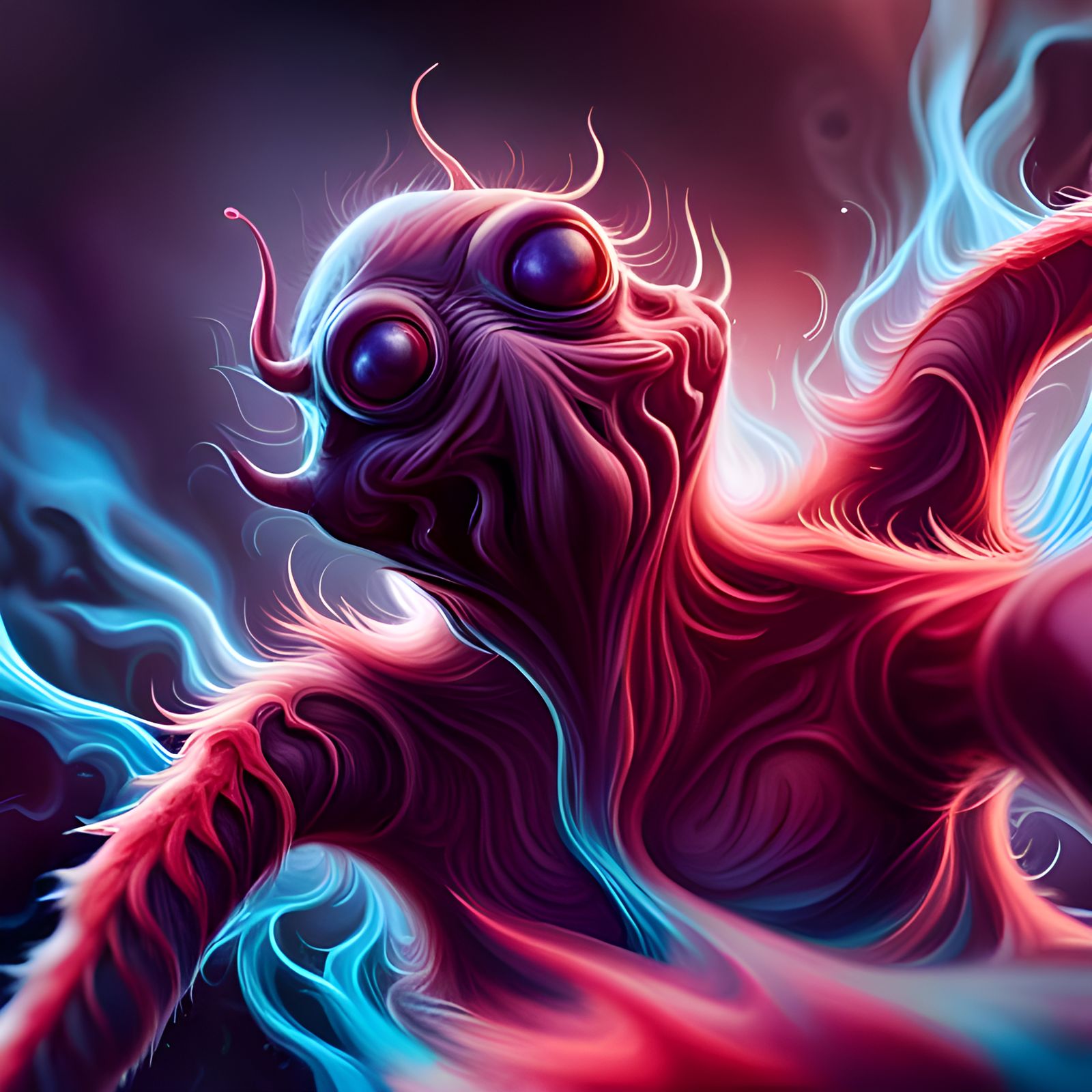 Interdimensional creature - AI Generated Artwork - NightCafe Creator