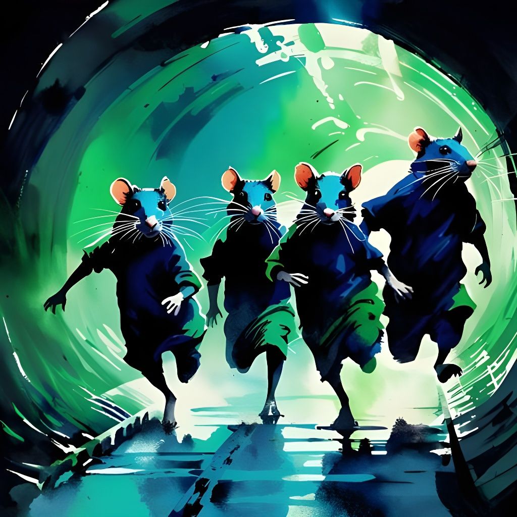 Rat Race - AI Generated Artwork - NightCafe Creator