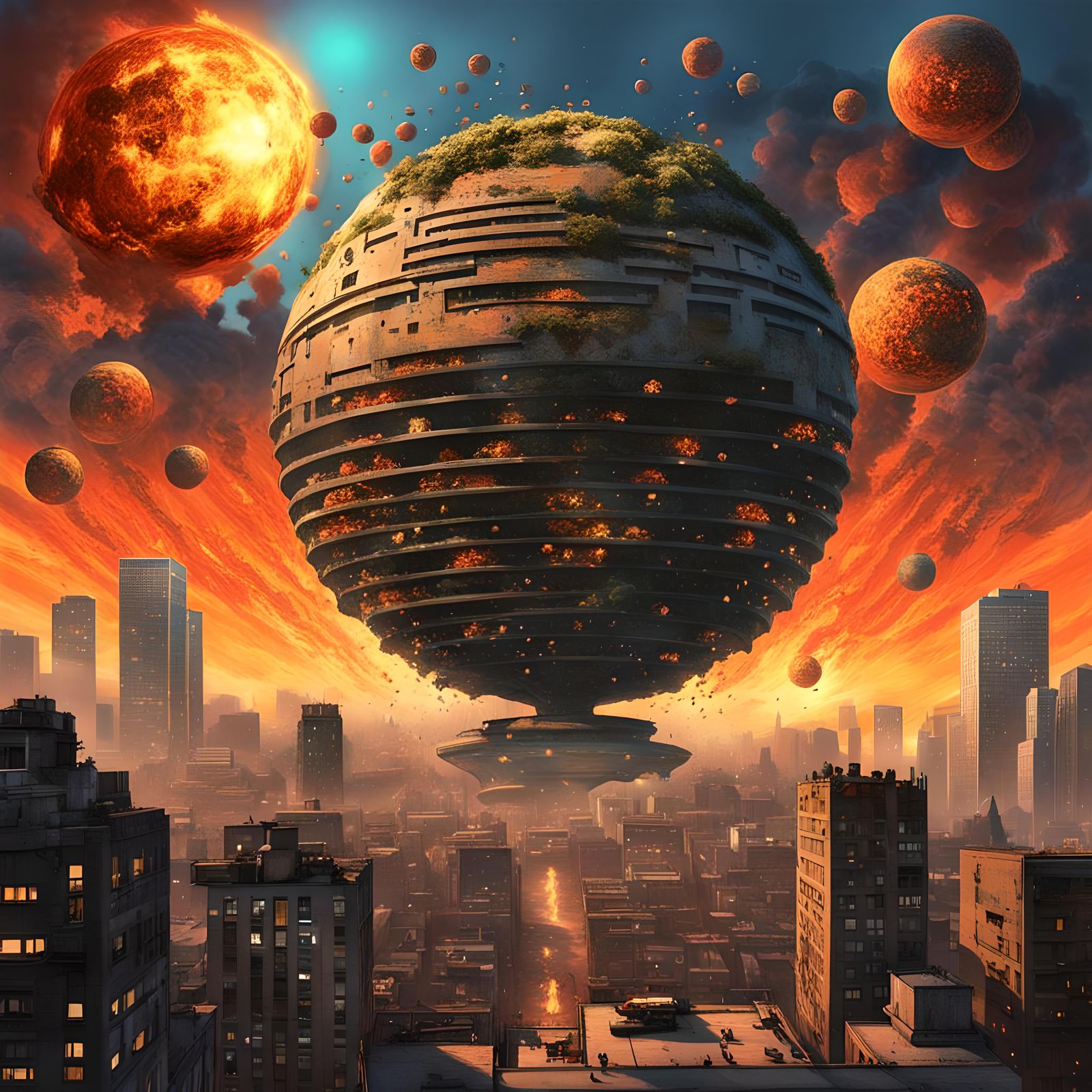 Fantasy Spheres - AI Generated Artwork - NightCafe Creator