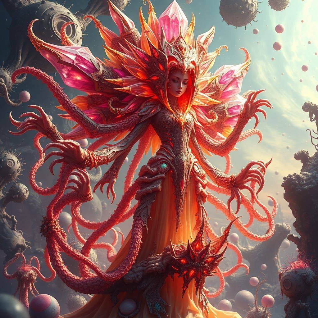 Hyperspace Psychogenic Neurodeity Neo-Goddess of Psionic Mutation and Gene manipulation