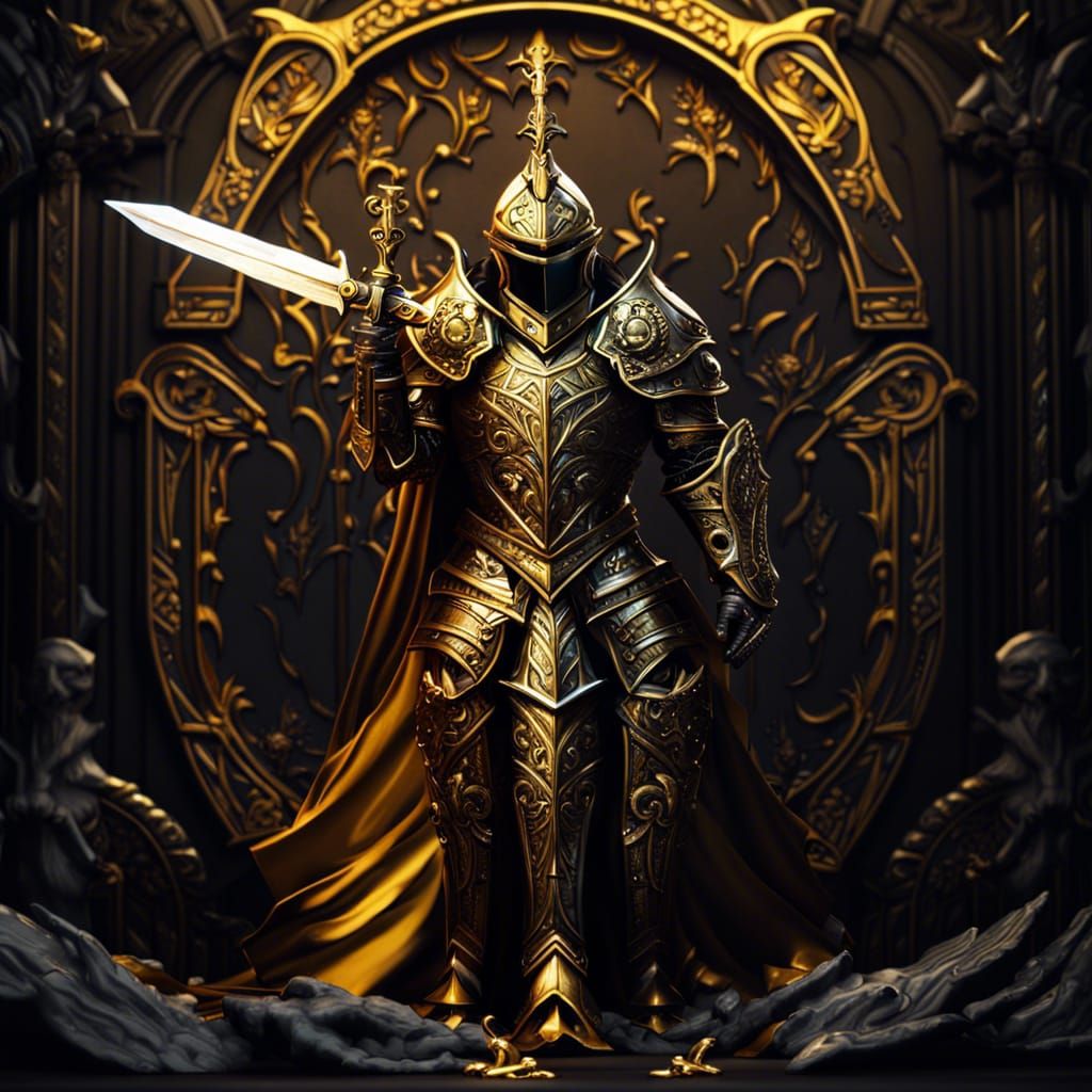 Holy knight. - AI Generated Artwork - NightCafe Creator