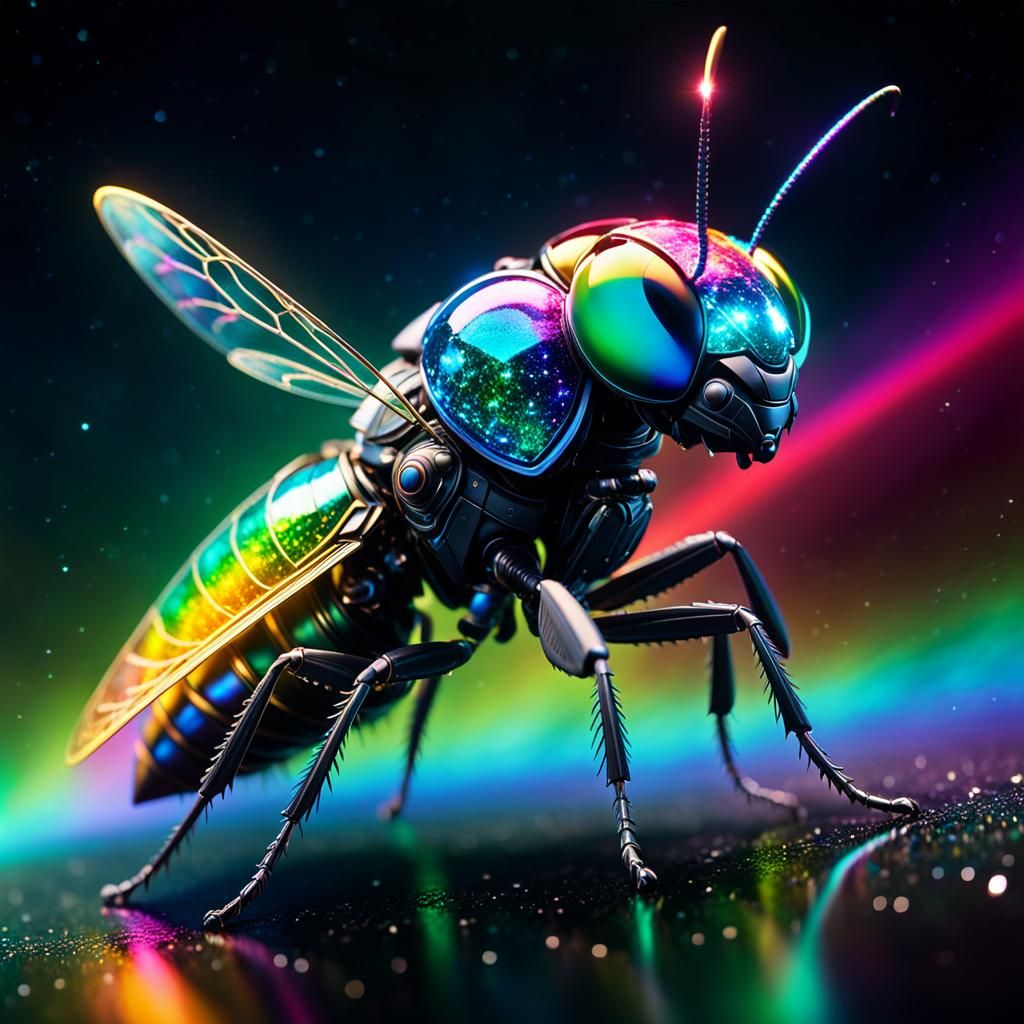 Alien fly - AI Generated Artwork - NightCafe Creator