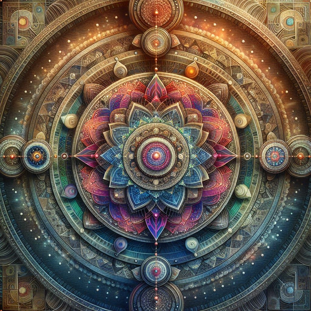 Sacred geometry - AI Generated Artwork - NightCafe Creator