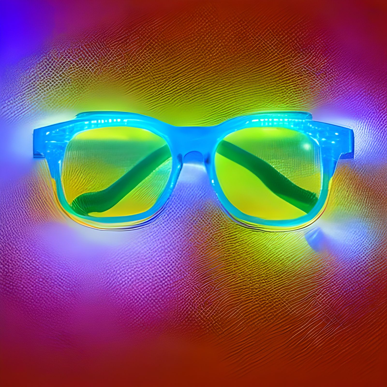 ChromaDepth 3D Glasses - AI Generated Artwork - NightCafe Creator