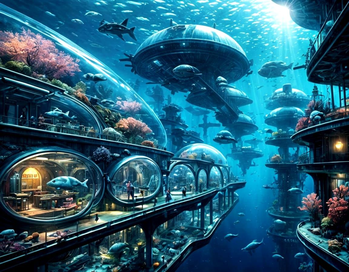 Futuristic Underwater City 3 - Futuristic Underwater City 3