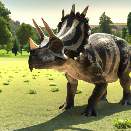 Triceratops - AI Generated Artwork - NightCafe Creator