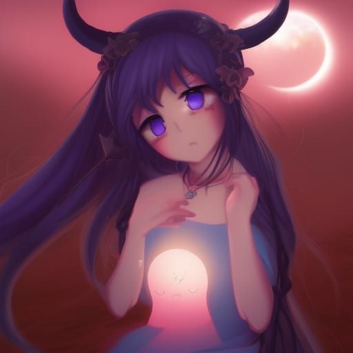 Another Demon Girl - AI Generated Artwork - NightCafe Creator