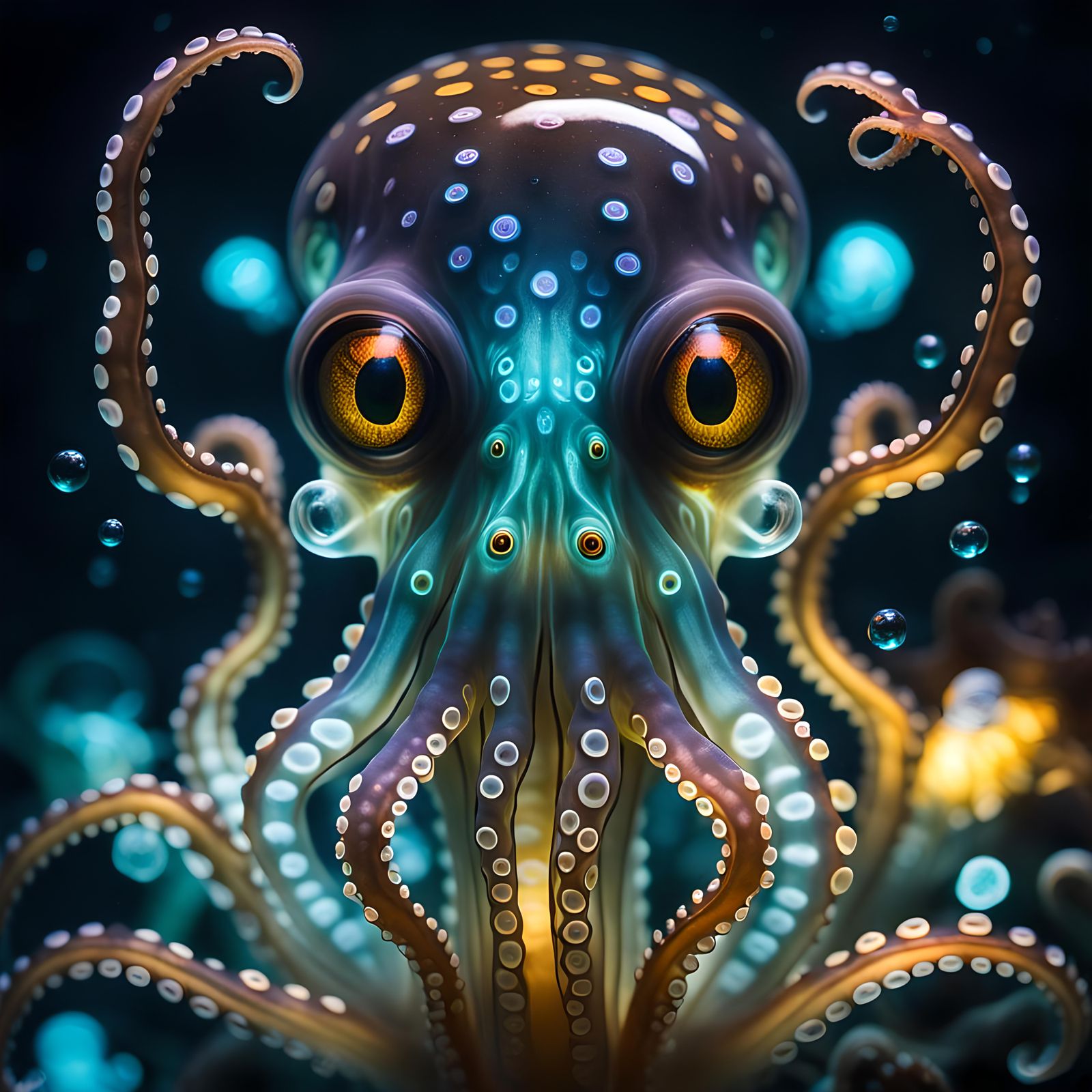 Octopus beauty - AI Generated Artwork - NightCafe Creator