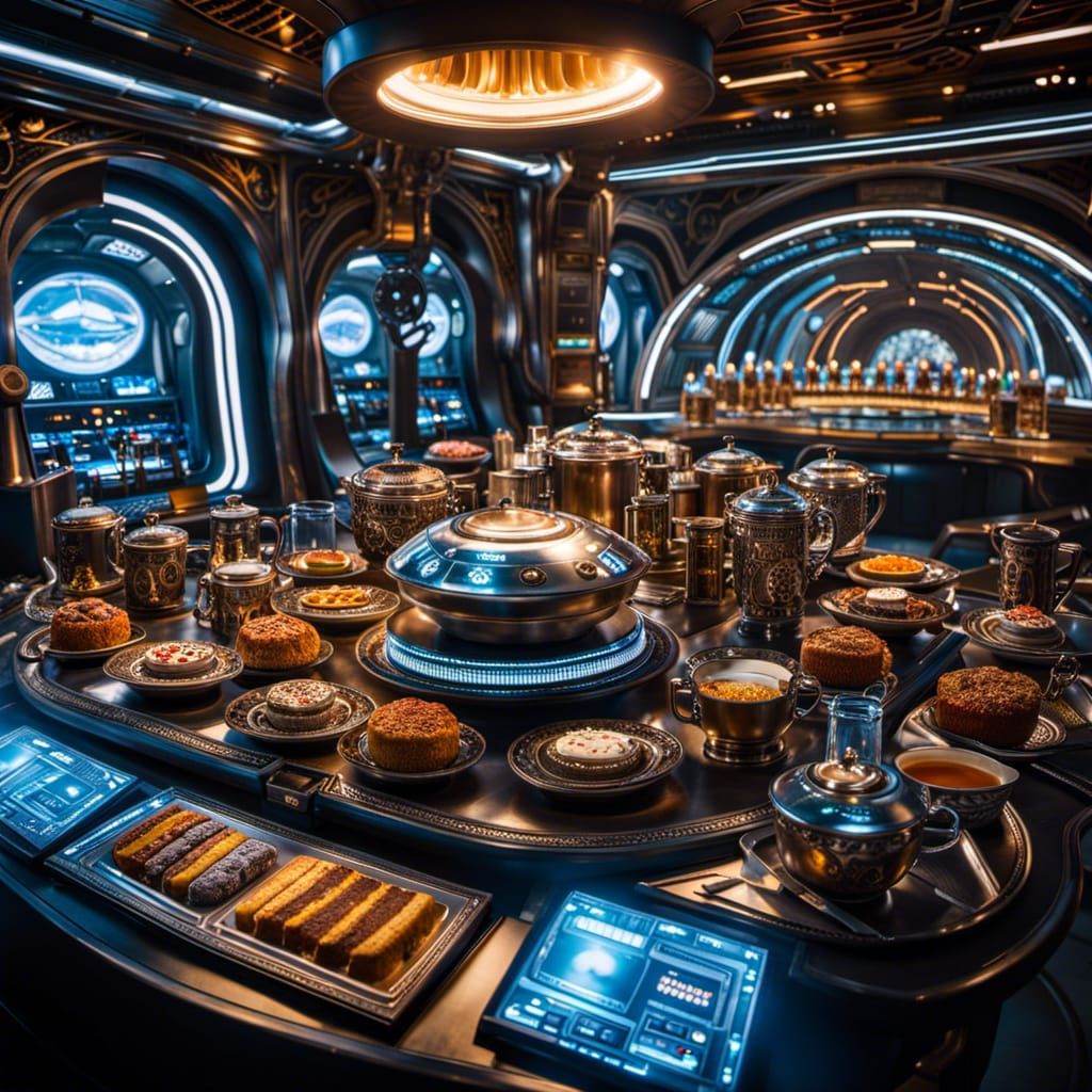 "Earl Grey, hot" Food and Drink Synthesizer - AI Generated Artwork ...