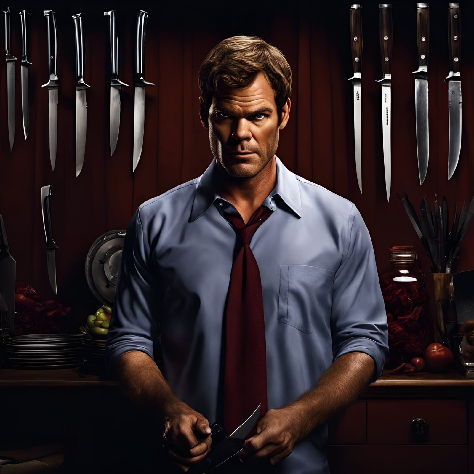 Hello, Dexter Morgan - AI Generated Artwork - NightCafe Creator