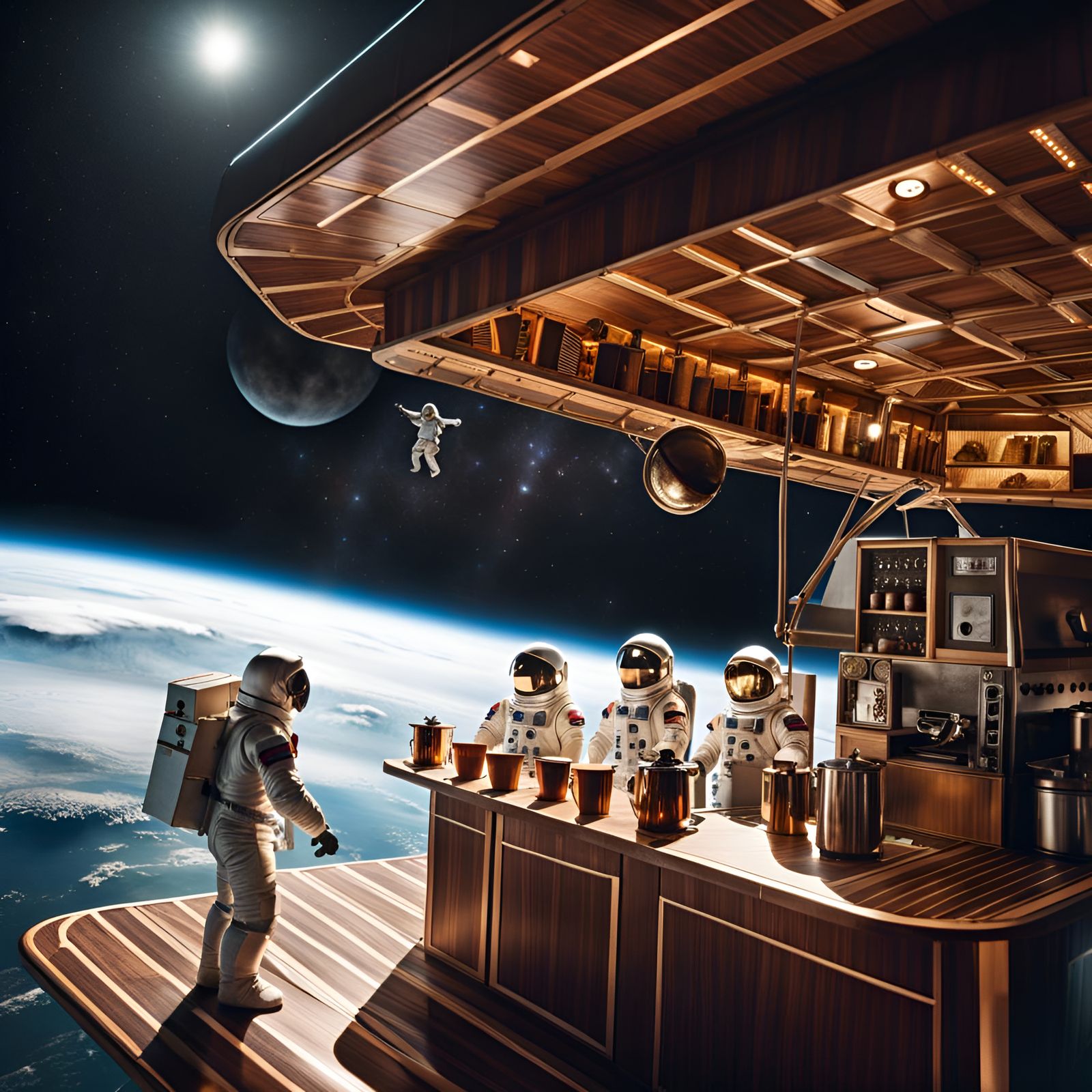 “Huh. Starbucks really are everywhere.” - AI Generated Artwork - NightCafe Creator