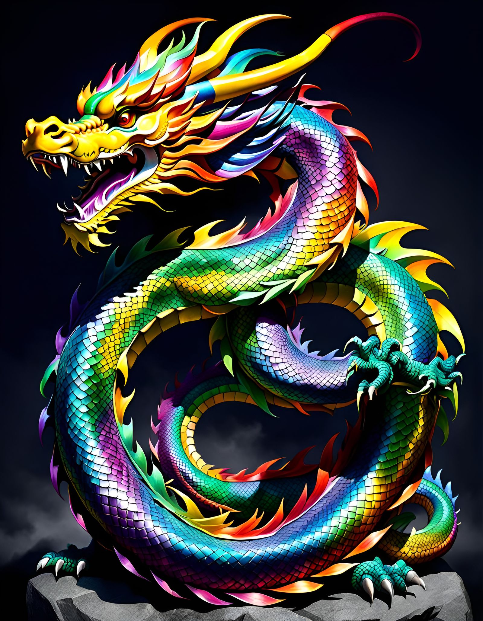 Kaliefira The Kulshedra from Northland, by Lord Elboron - AI Generated ...