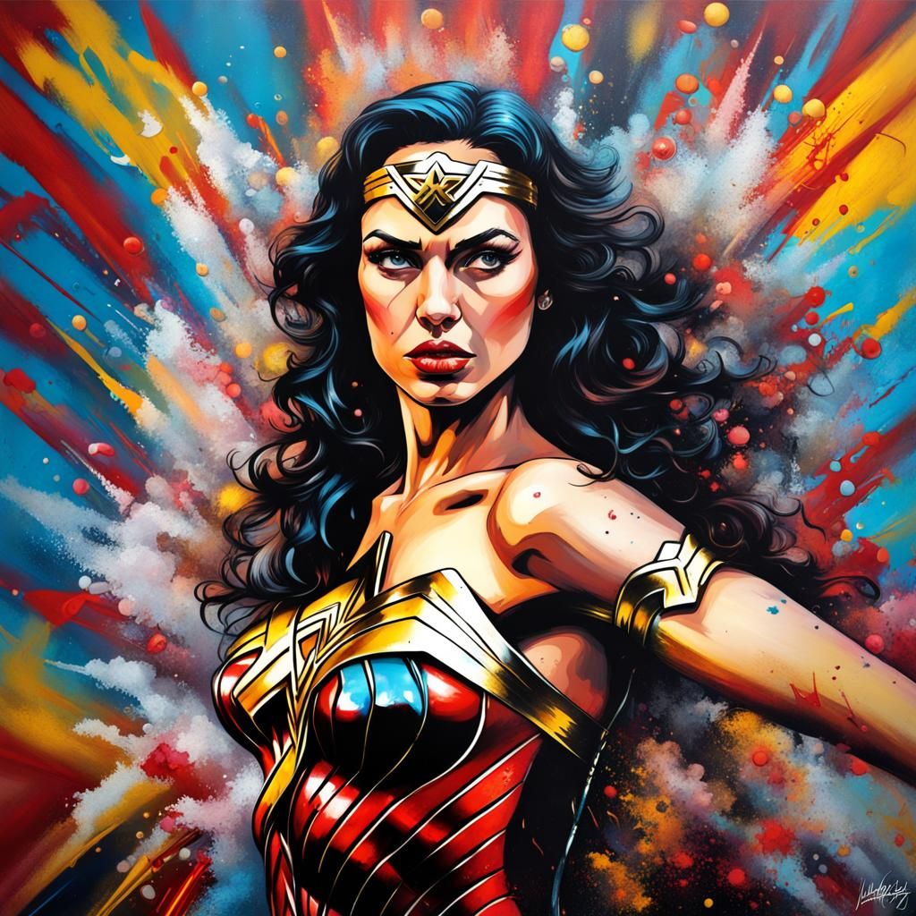 wonder woman - AI Generated Artwork - NightCafe Creator