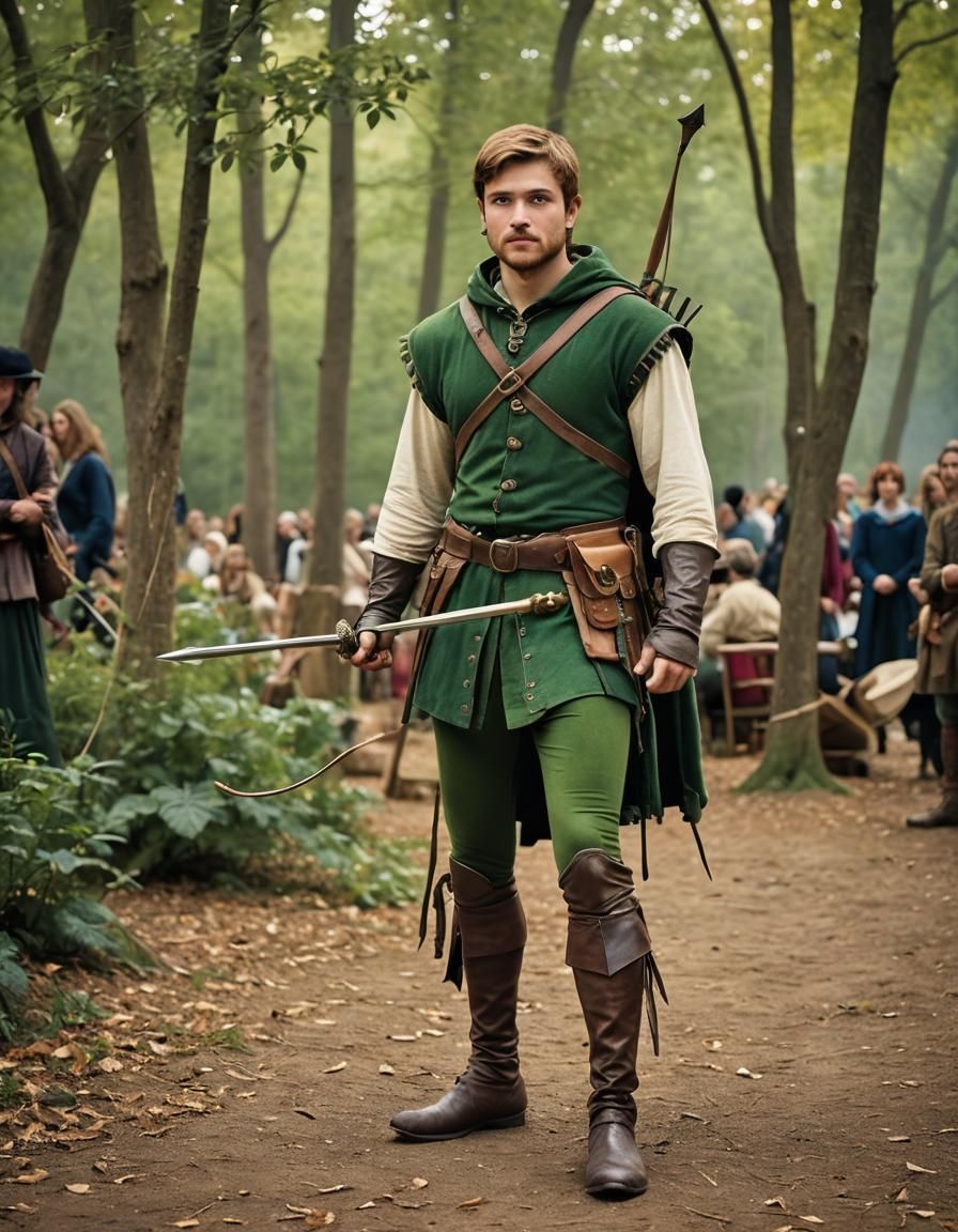 A Handsome Robin Hood - AI Generated Artwork - NightCafe Creator
