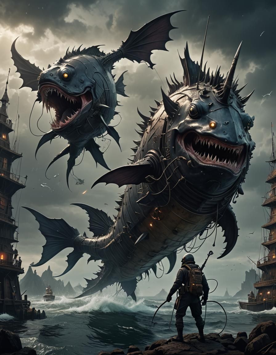 Sea Beasts - AI Generated Artwork - NightCafe Creator