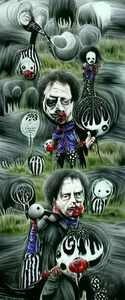Gore Black metal artwork by Tim Burton - AI Generated Artwork ...