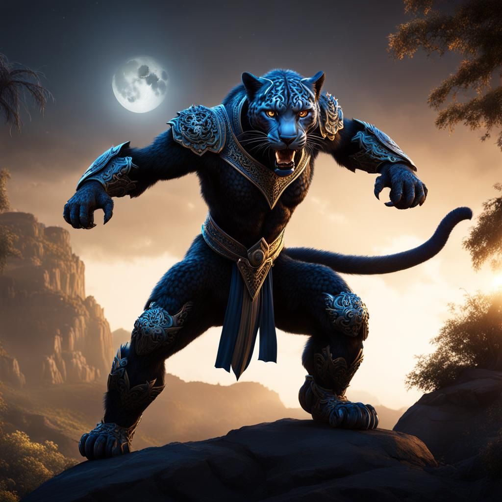 Leopard Warrior - AI Generated Artwork - NightCafe Creator