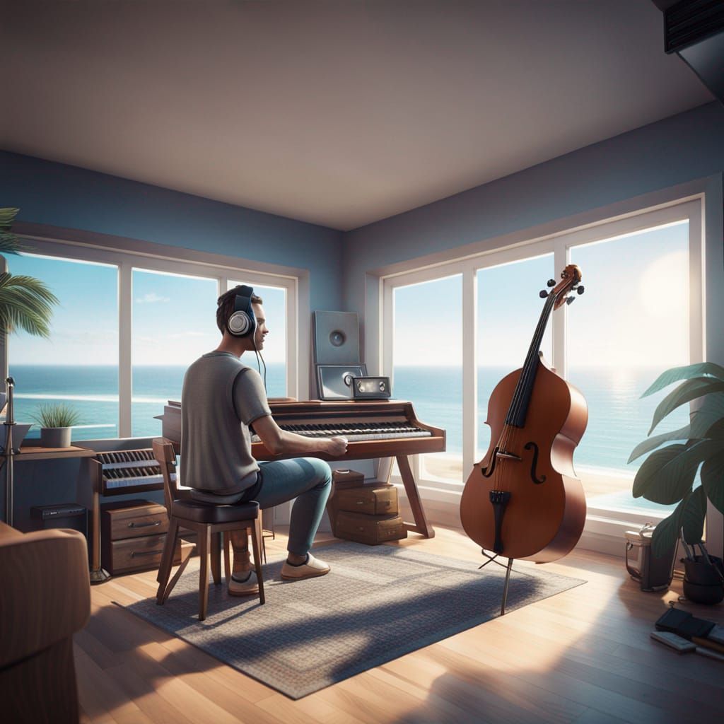 the studio - AI Generated Artwork - NightCafe Creator