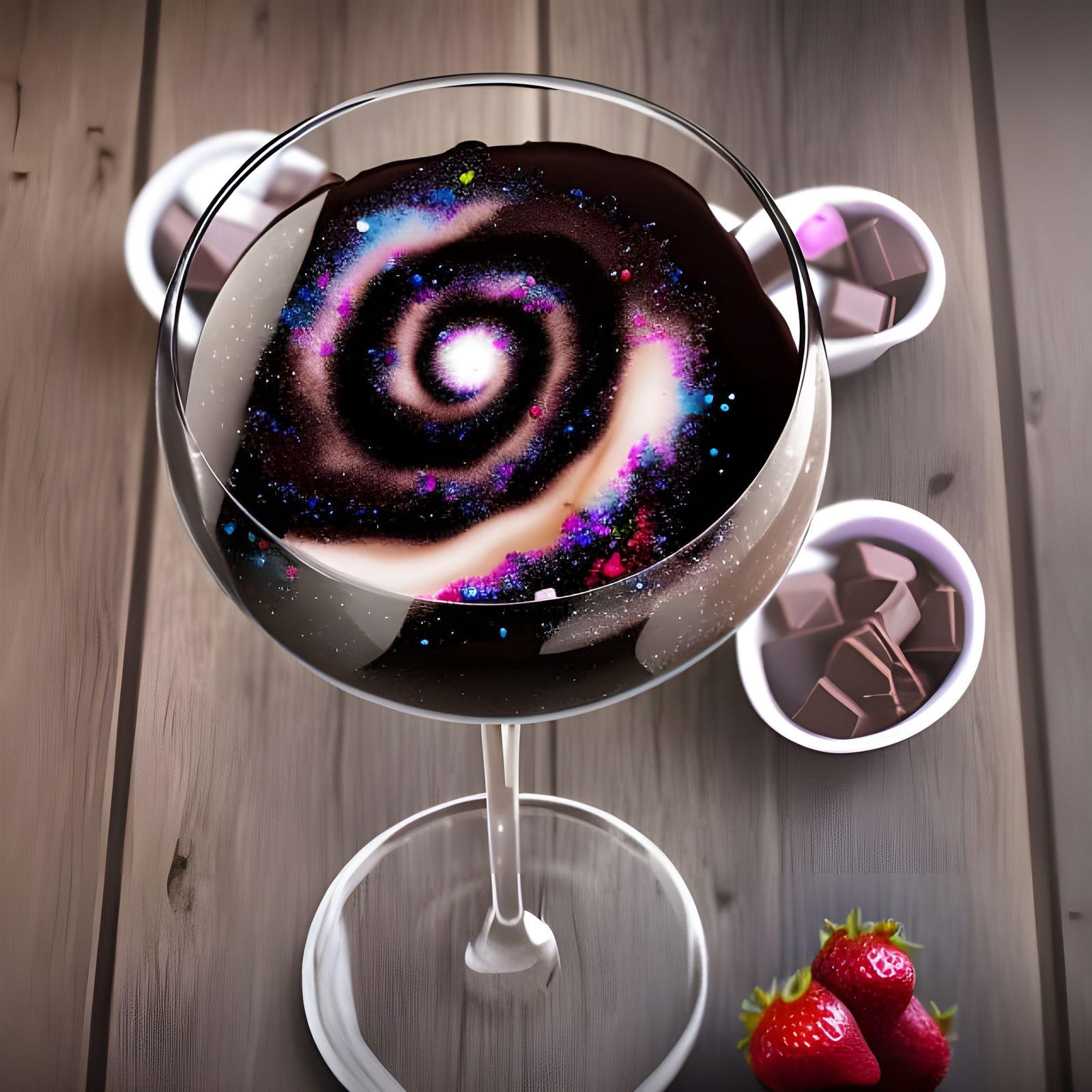 Chocolate pudding - AI Generated Artwork - NightCafe Creator