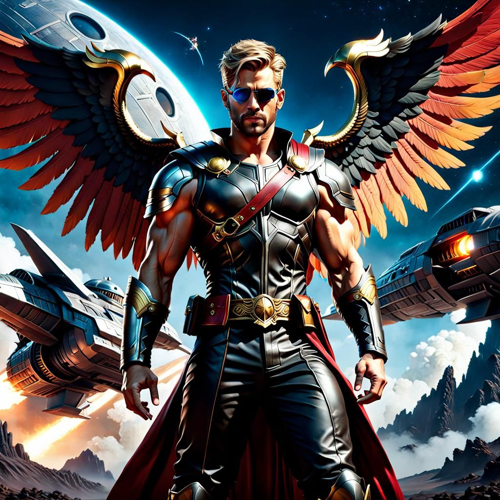 Pirate Angel XXV - AI Generated Artwork - NightCafe Creator