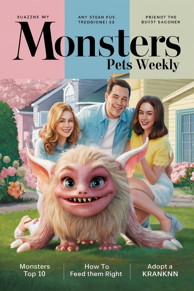 monsters pets weekly 2 - AI Generated Artwork - NightCafe Creator
