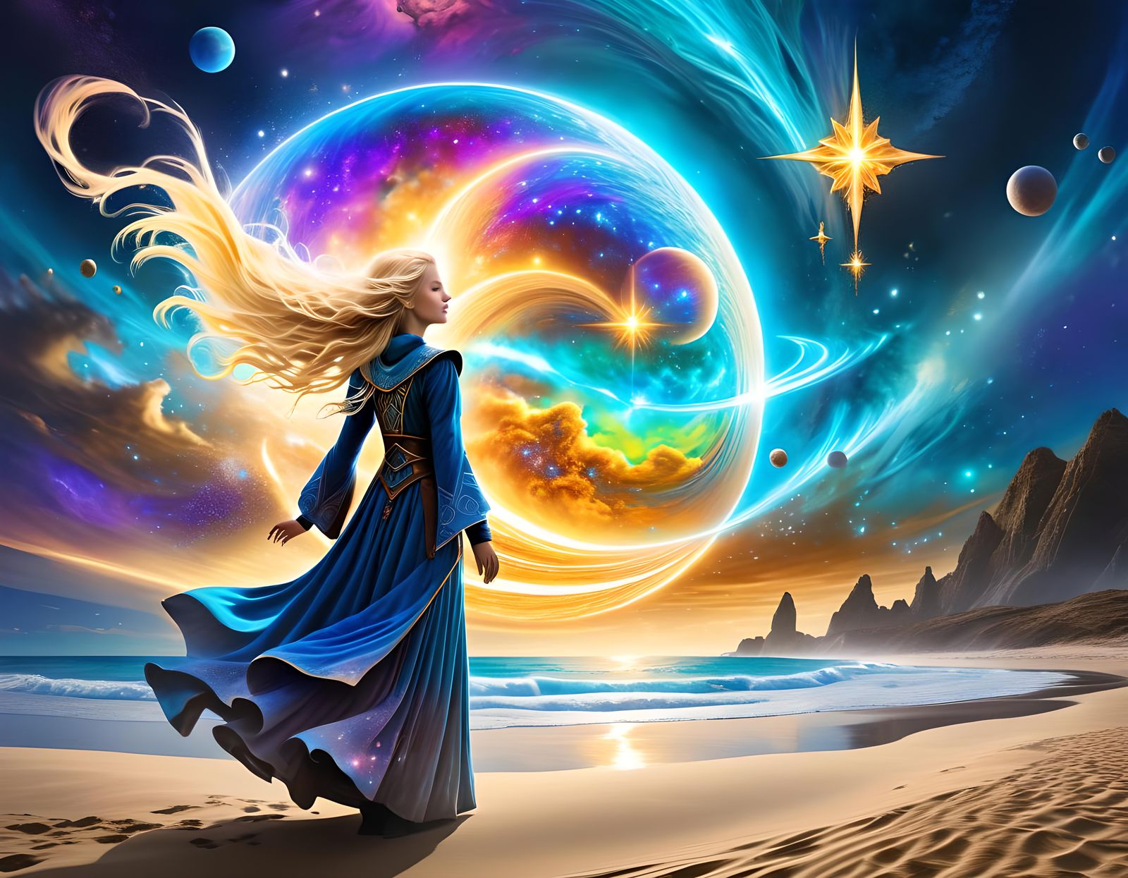 Eldrida's oniric travels - AI Generated Artwork - NightCafe Creator