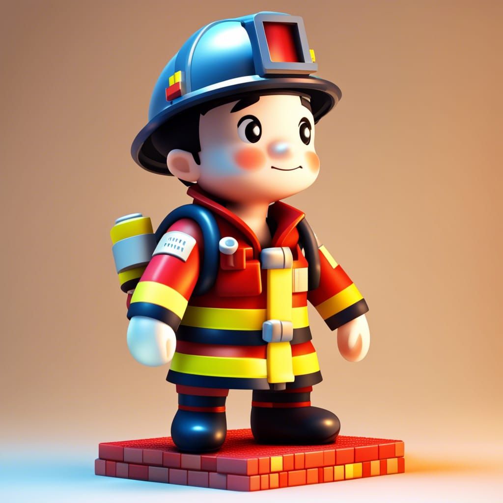 firefighter - AI Generated Artwork - NightCafe Creator