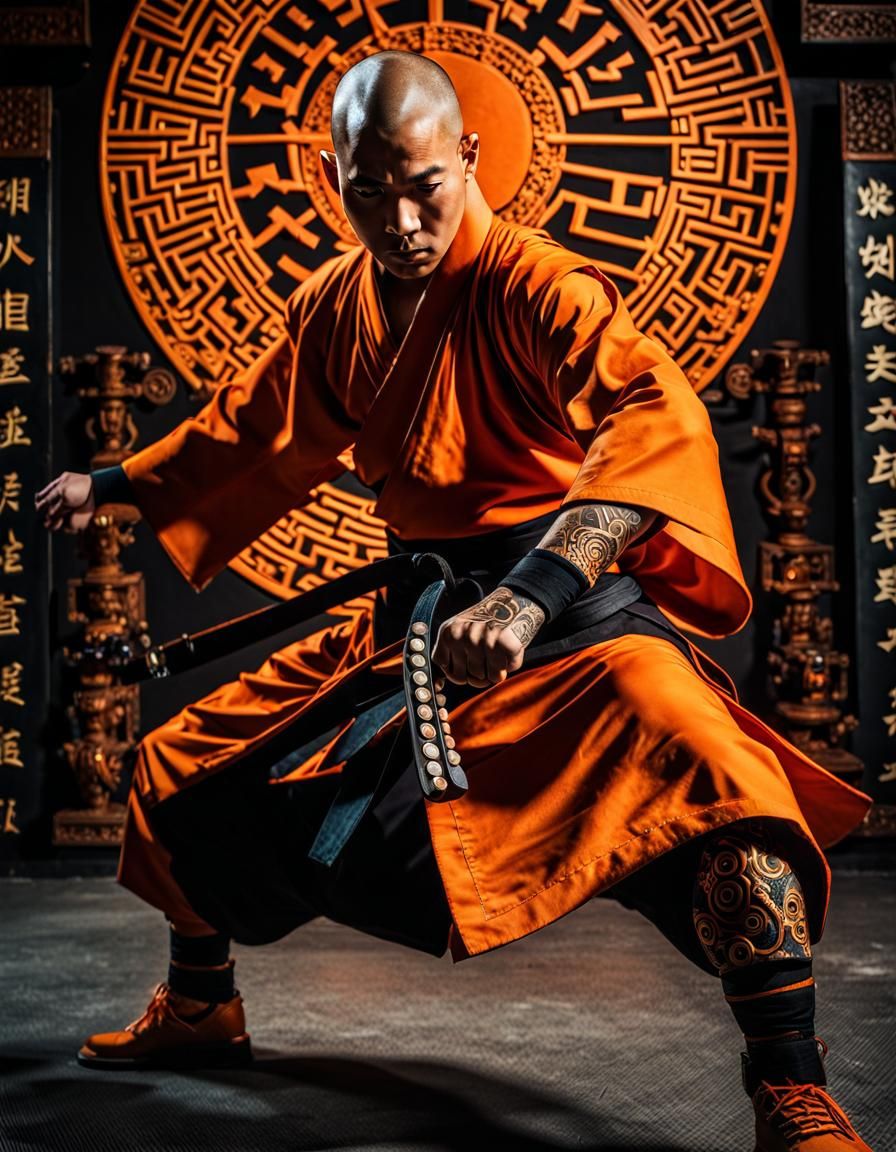 Monk Training - AI Generated Artwork - NightCafe Creator