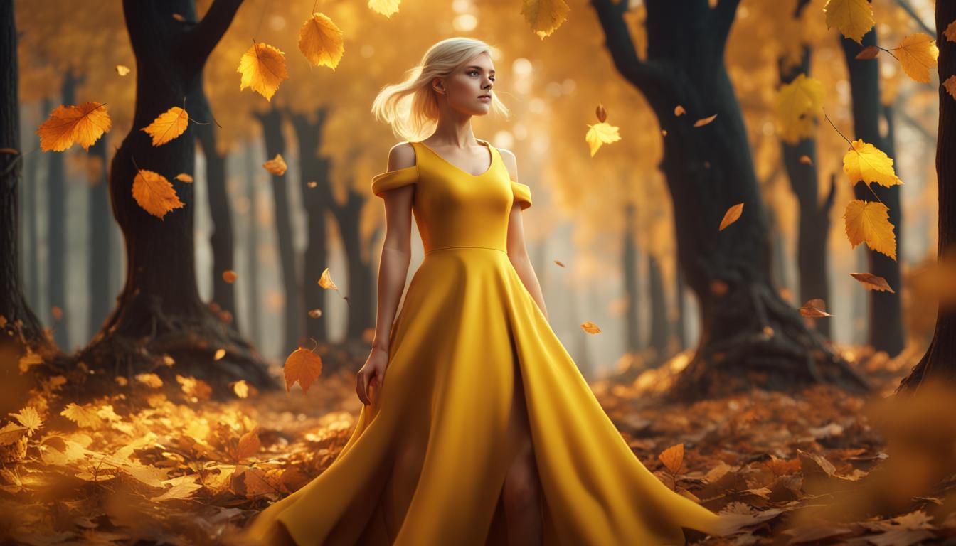 Autumn princess - AI Generated Artwork - NightCafe Creator