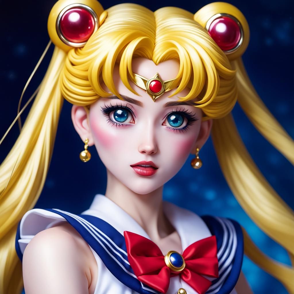 Sailor Moon Doll - AI Generated Artwork - NightCafe Creator