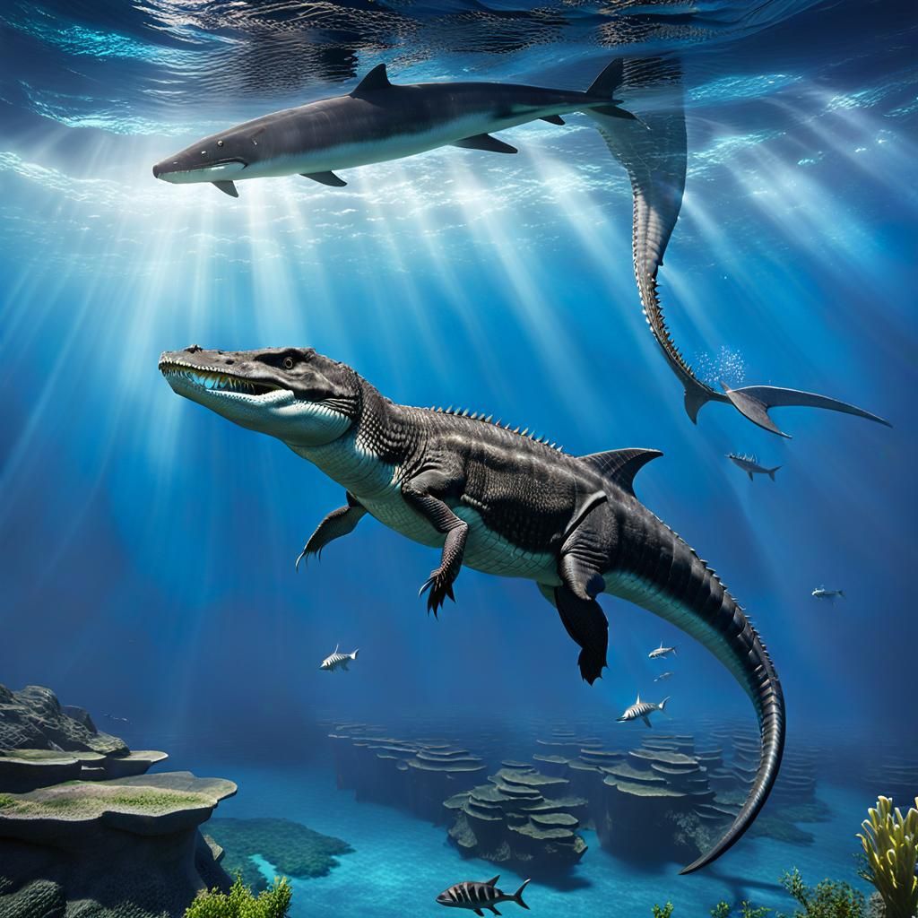 Primal ocean - AI Generated Artwork - NightCafe Creator