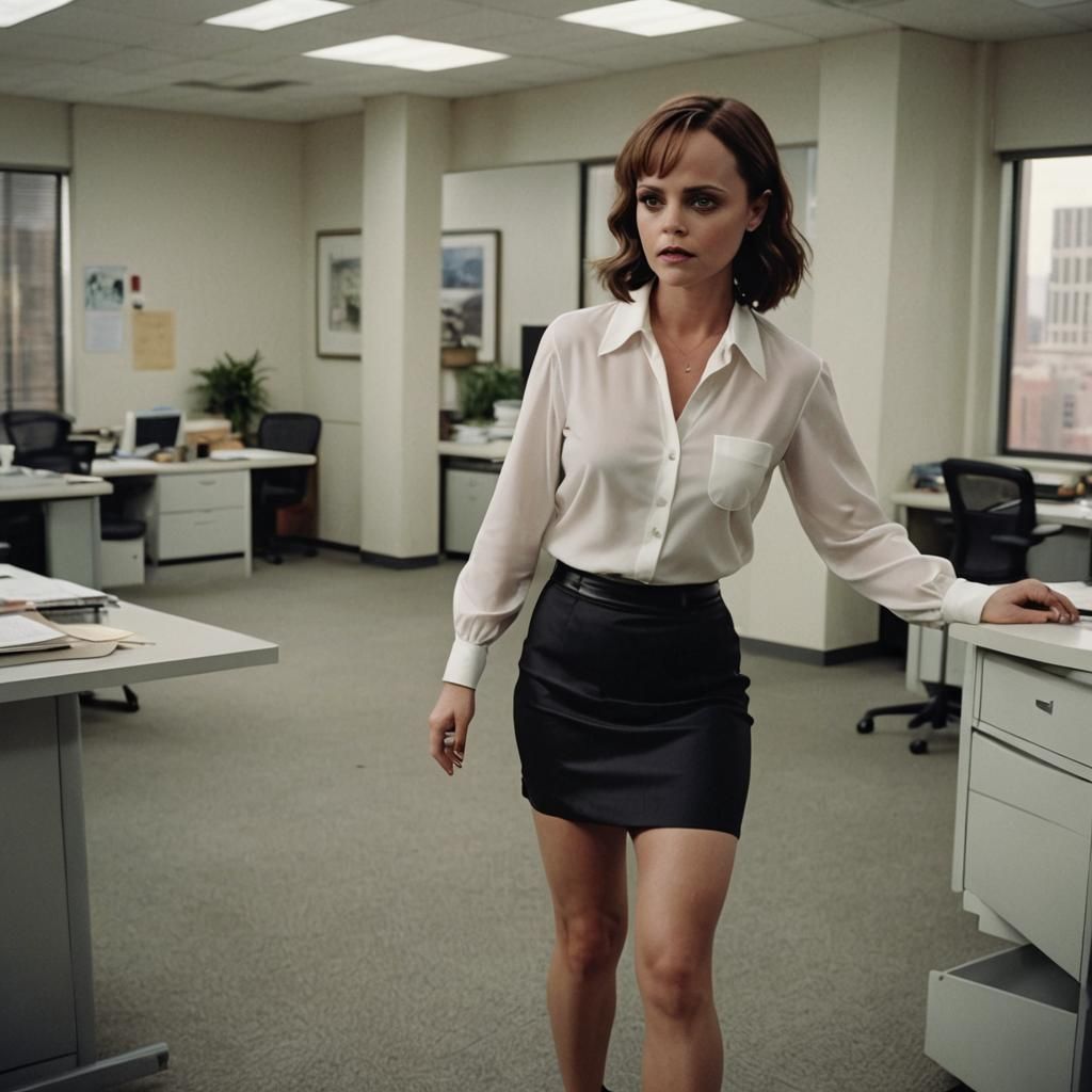 Christina Ricci is the new Office Girl - AI Generated Artwork ...