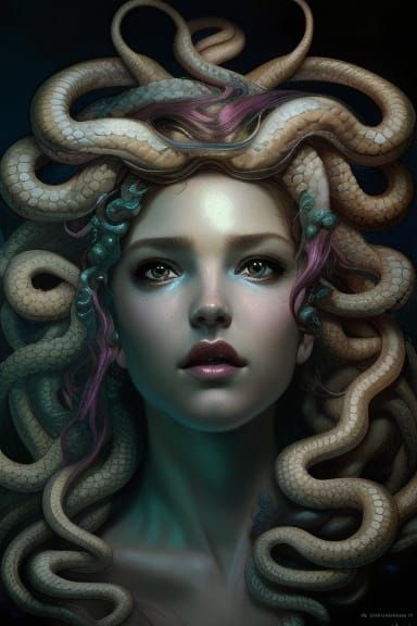 Medusa 02 - AI Generated Artwork - NightCafe Creator