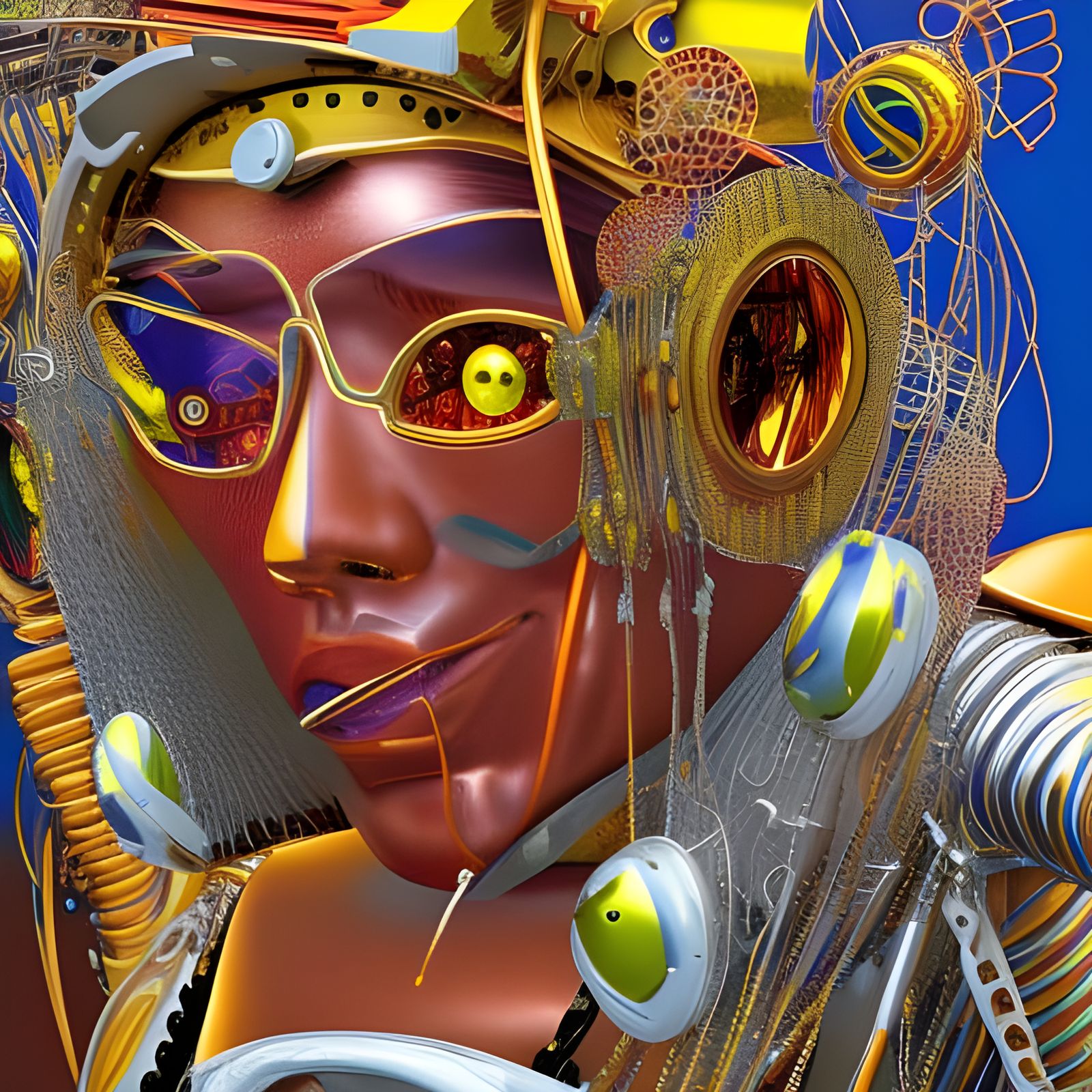 Cyber psychedelic in rio - AI Generated Artwork - NightCafe Creator