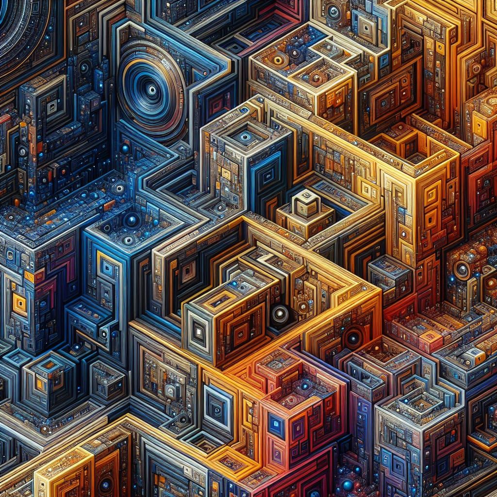 Generate a random image that doesn't make sense using only nine ...