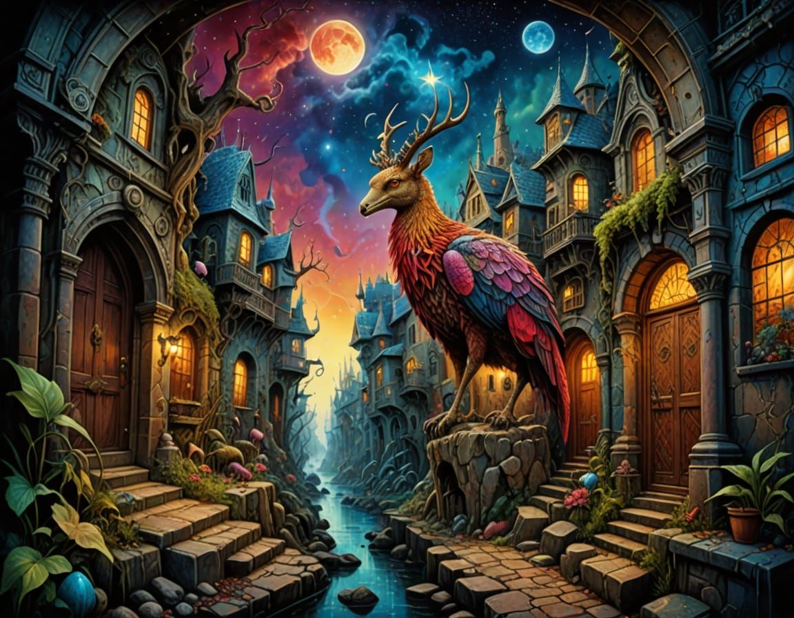 Mysterious Bogomil Cryptid in Whimsical Renaissanc... - AI Art