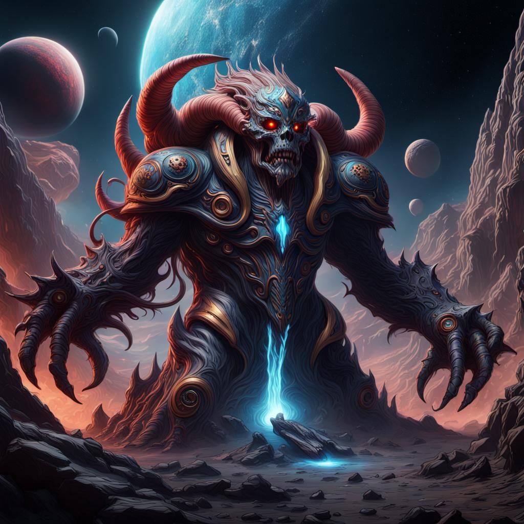 Monster Magnet – Space Lord - AI Generated Artwork - NightCafe Creator