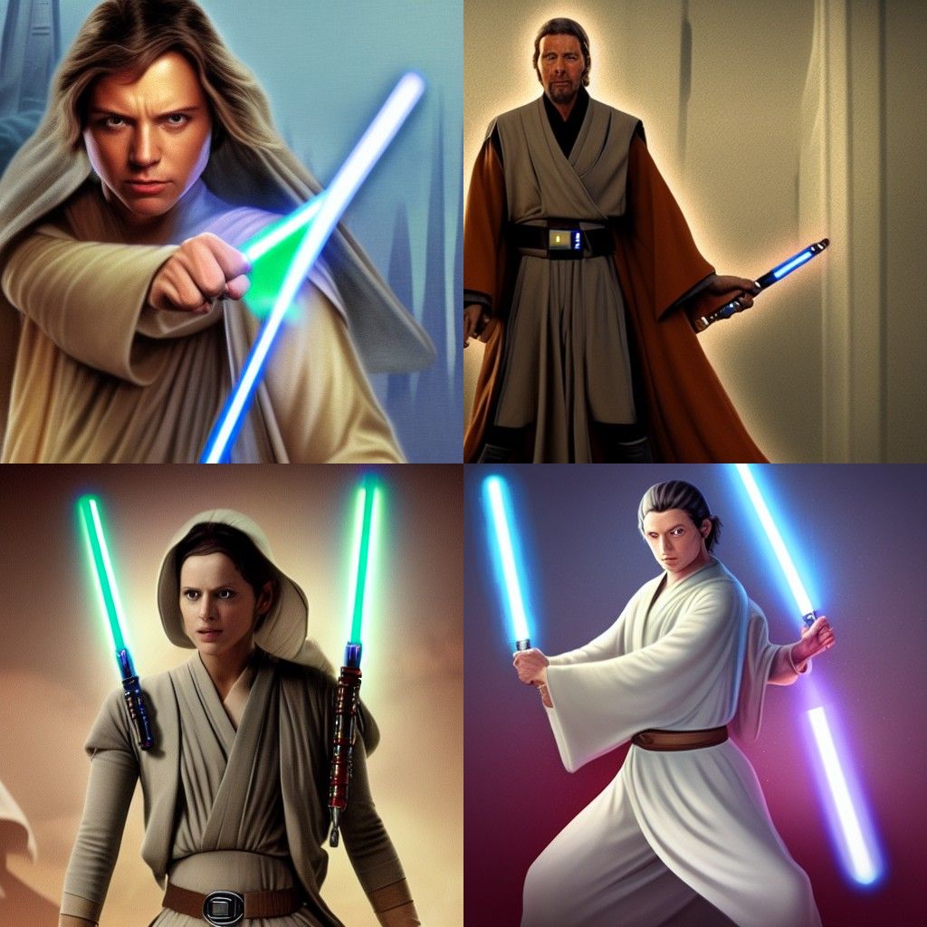 Jedi - AI Generated Artwork - NightCafe Creator
