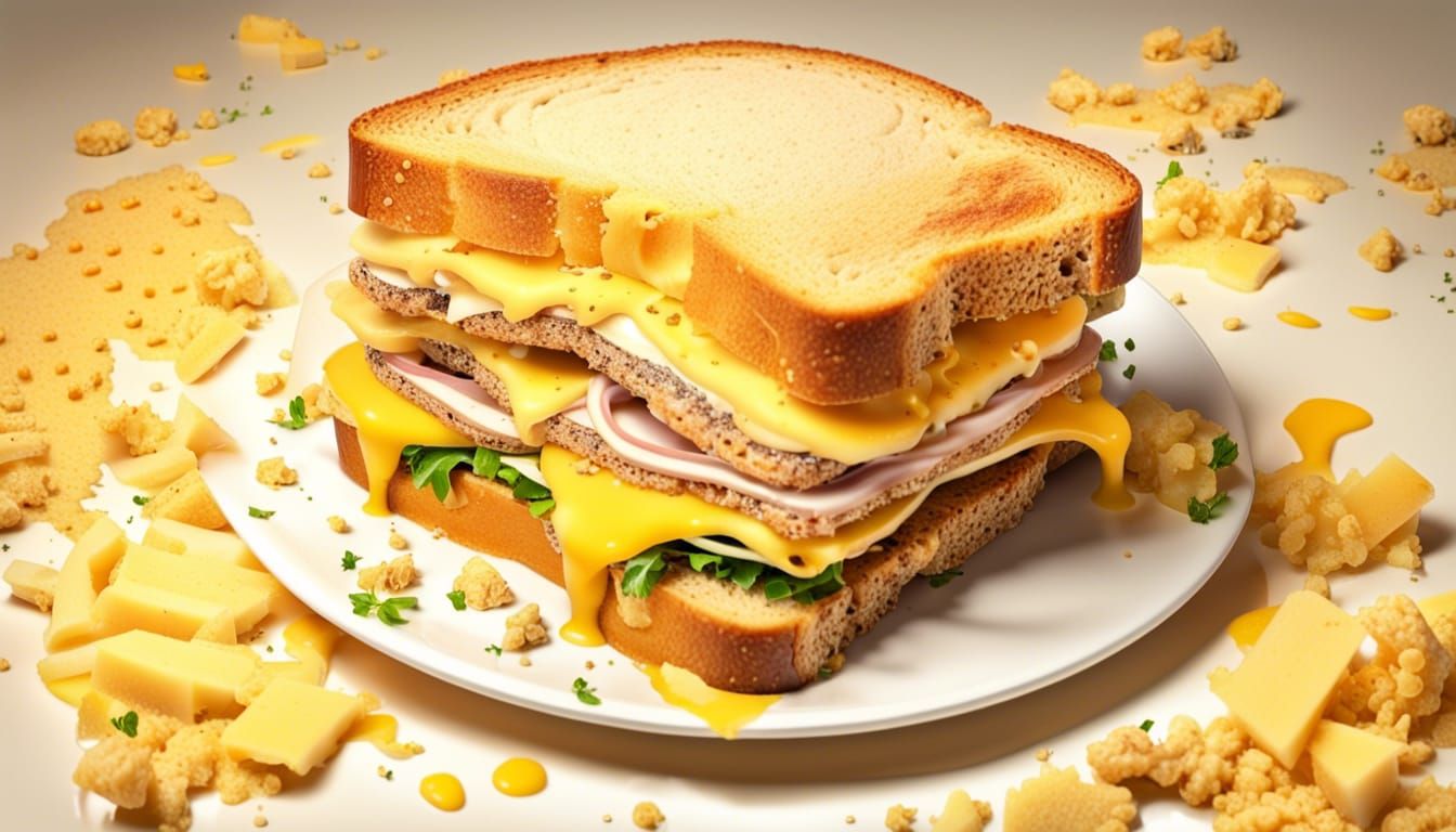 Cheesy Toast - AI Generated Artwork - NightCafe Creator