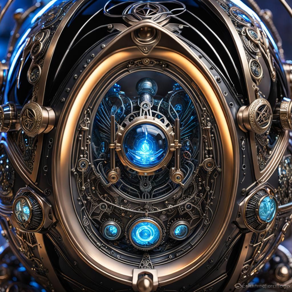 Witchy Steampunk fantasy by [James Gurney] & [Hajime Sorayama ...