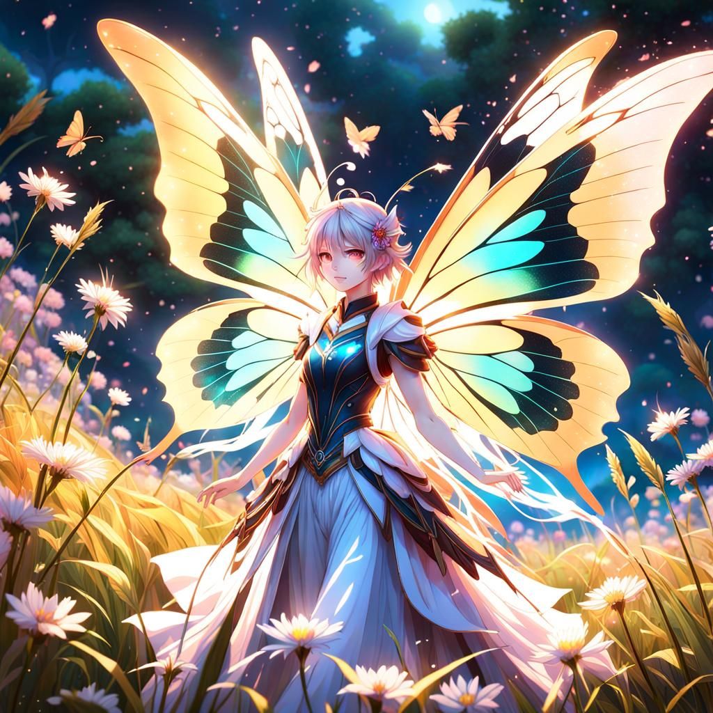 Butterfly Princess - AI Generated Artwork - NightCafe Creator