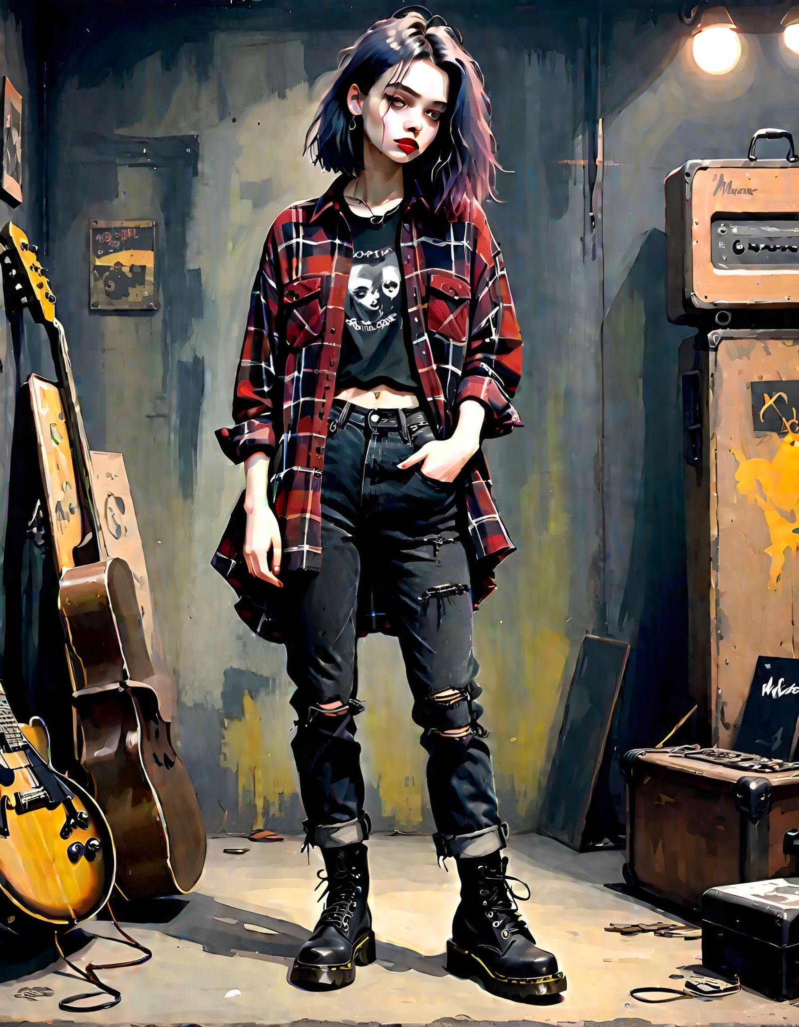 90s Plaid - AI Generated Artwork - NightCafe Creator